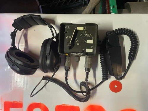 US Military Army Radio Control Intercommunication Set with headset ...