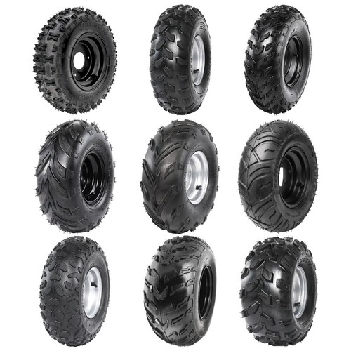 6" 7" 8" 10" Wheels Tire 3, 4 Lug Rim For Go Kart ATV Quad Buggy Taotao ...