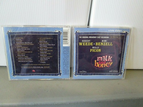 MILK AND HONEY--Original Cast Album--CD--2008 DRG Label--Weede, Benzell ...