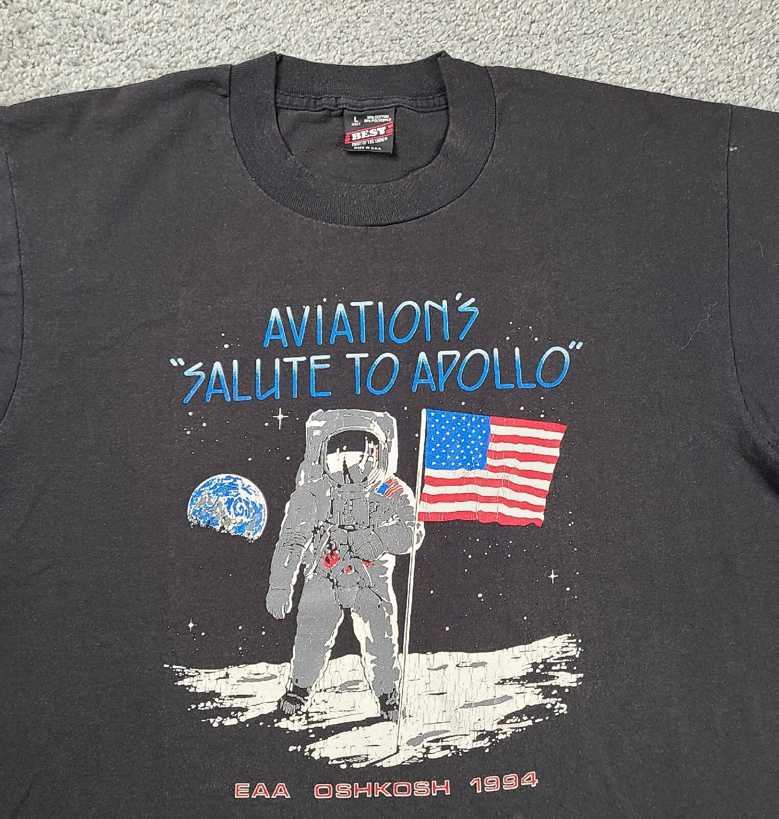 1994 Salute To Apollo Single-Stitch T-Shirt Men's Lg … - Gem