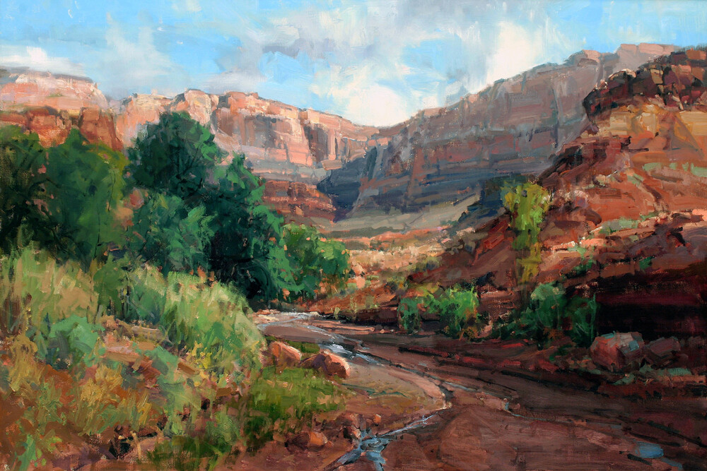 Arizona Landscape Oil Paintings Arizona Painting | Audley Dean Nichols