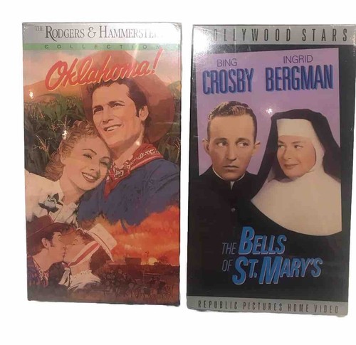 The Bells of St.Mary’s & Oklahoma VHS Lot 2 sealed Vintage collection ...
