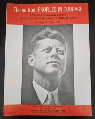 Profiles In Courage Theme John F Kennedy March Sheet Music Piano Solo ...