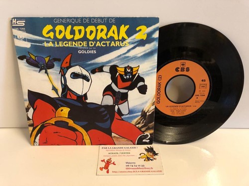 45T Générique Goldorak 2 La Légende d'Actarus SP Les Goldies A2 CBS ...