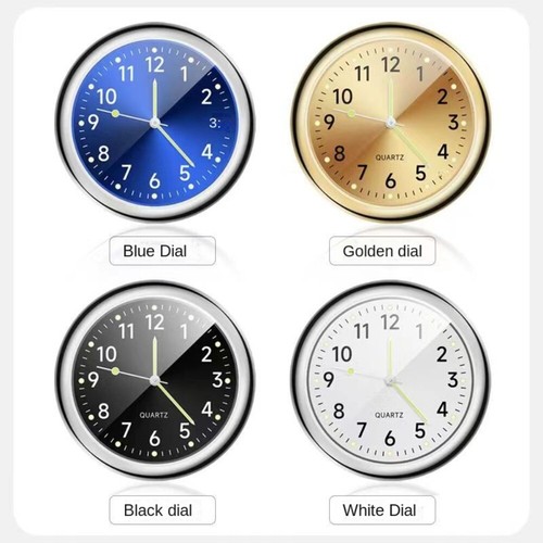 40mm Quartz Clock Mental Electronic Watch Waterproof Car Clock Auto | eBay