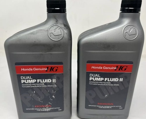 2 Quarts of Genuine HONDA Dual Pump II Fluid 08200-9007 FAST FREE ...