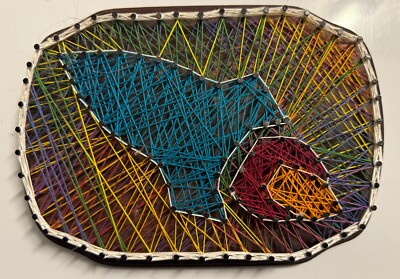 Colorful Rocket String Art Handmade | eBay