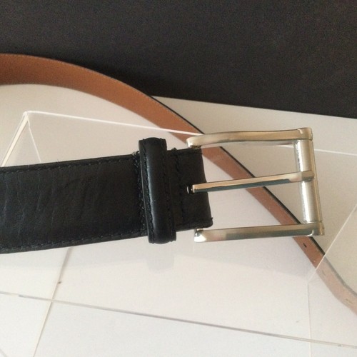 MAGNANNI Men Leather Dress Belt - - Size 38 Black | eBay