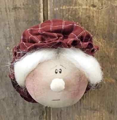 New w/ tag Honey and Me Mrs Claus Santa Ornament-rustic Santa Claus ...