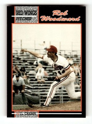 1990 Rochester Red Wings 18 Rob Woodward BXCP13 | eBay