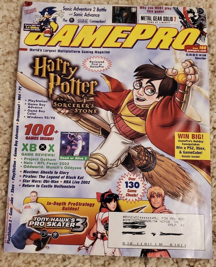 Game Pro Magazine Issue #160 | eBay