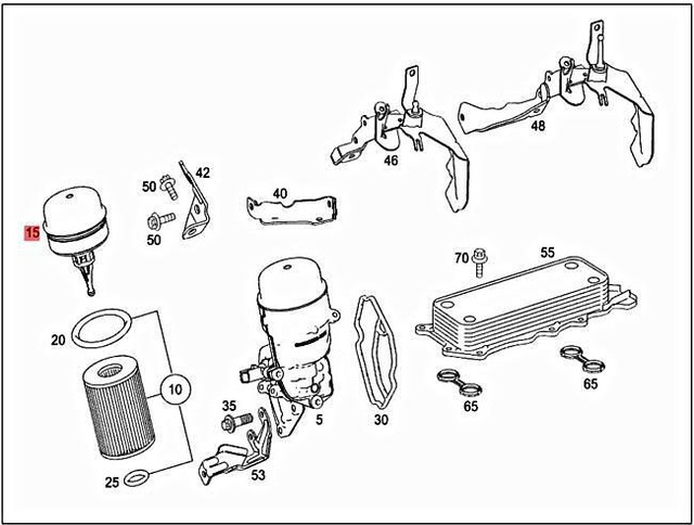 Mercedes-Benz 6421800038 Genuine OEM Filter Housing for sale online | eBay
