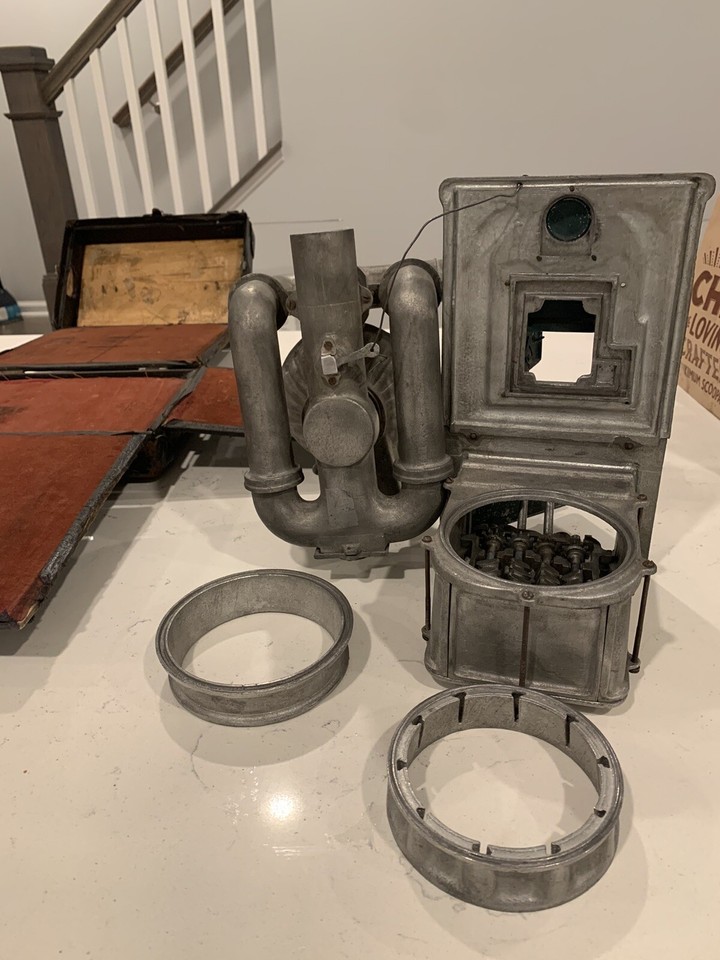 ORIGINAL Antique Salesman Sample Majestic Furnace With Case Extremely ...