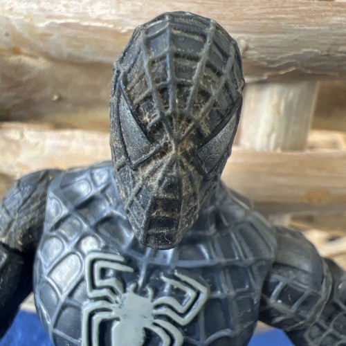 Hasbro Spider-Man 3 Movie Black Suit Symbiote 5" Figure 2006 Twists ...