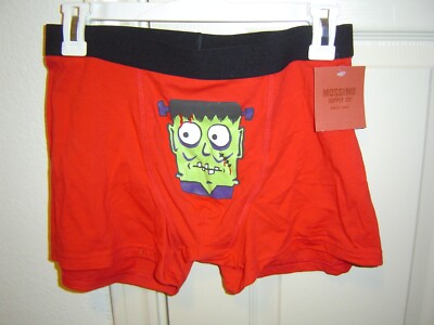 Mossimo Men's Frankenstein Monster Halloween Boxer Briefs Sleep Shorts ...