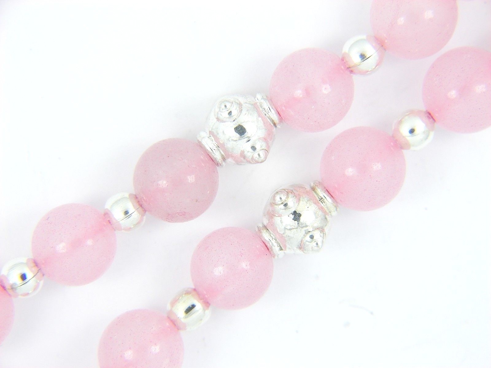 8mm x33 ROSE QUARTZ PRAYER BEADS ISLAMIC TASBIH MASBAHA SUBHA QURAN ...