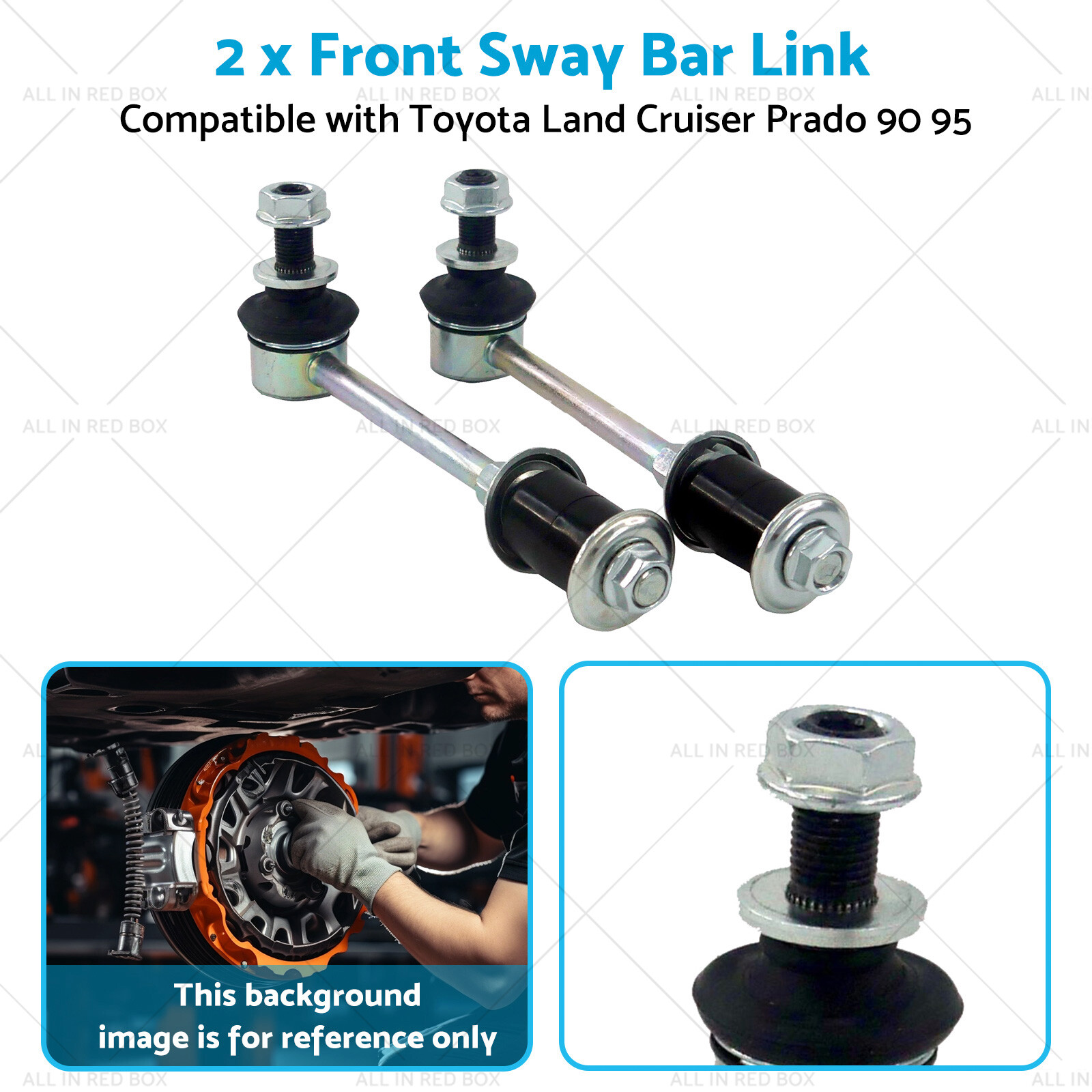 2pcs Front Sway Bar Link Kit Suitable For Toyota Land Cruiser Prado 90 ...