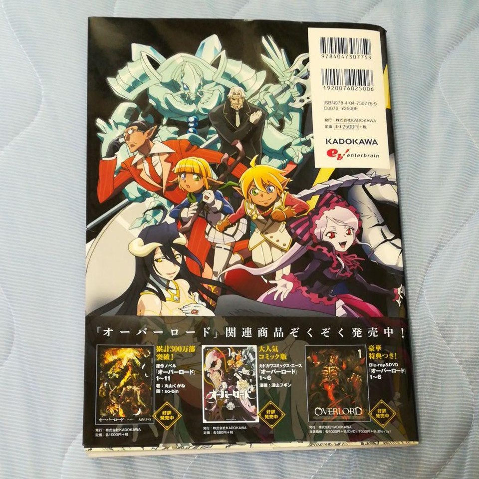 Anime OVERLORD Complete ART Book Original illustration so-bin | eBay