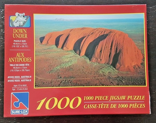 Uluru Ayers Rock Australia Down Under Sure-Lox 1000 Pc Jigsaw Puzzle | eBay