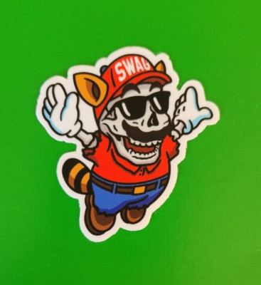 Swag Golf ~ Sticker ~ Mario Skull ~ FREE SHIPPING ~ Don't Give a Putt 3 ...