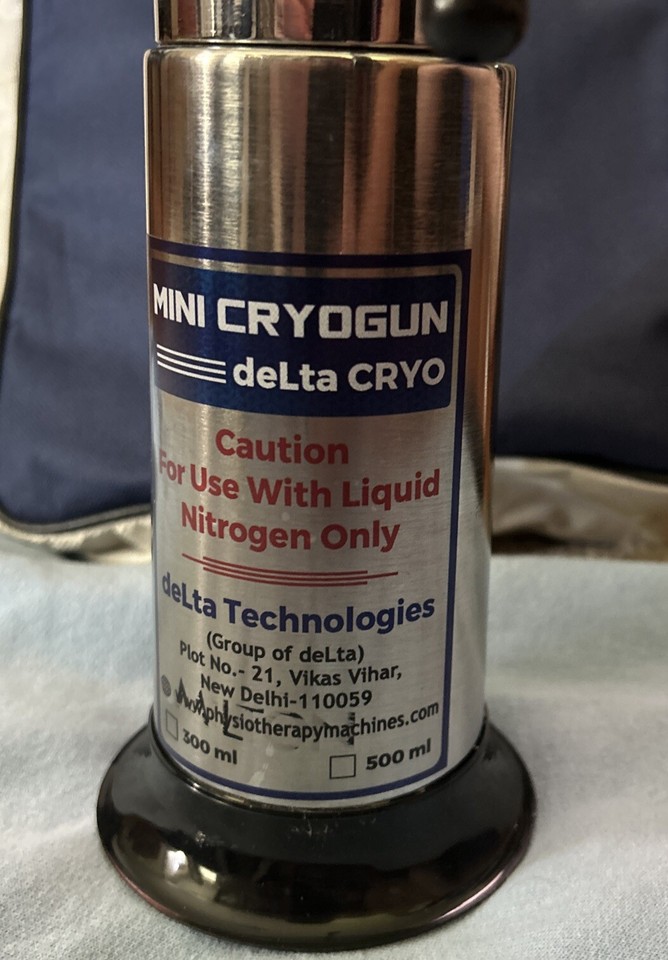 Mini Cryo Liquid Nitrogen 300ml LN2 Sprayer CO2 N2O Gas Cylinder Empty ...