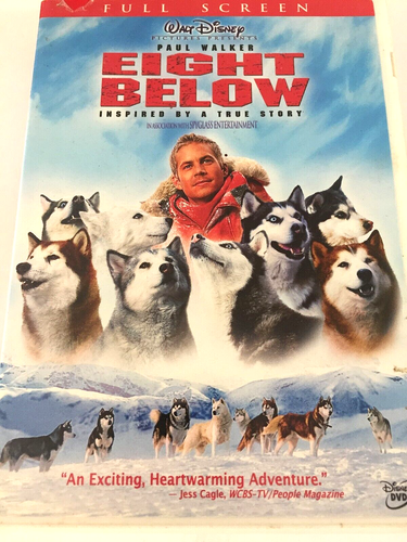 Eight Below Disney Full Screen DVD Ships Free Same Day With Tracking | eBay