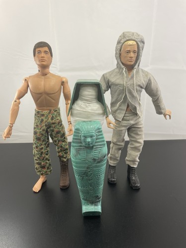 Vintage 1964 GI Joe’s 12" Action Figure Lot Flocked /Painted Hair Blue ...