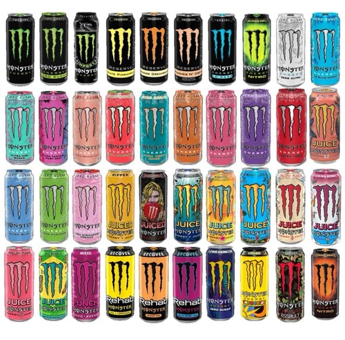 Monster Energy Drink 12 Random Mixed Full Cans/Unopen 473/500 ml | eBay