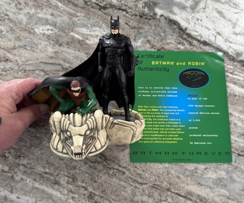 Batman Forever: Batman & Robin Statue W/COA (1911/5000) New In Box 1995 ...