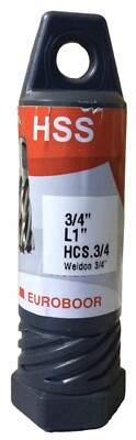 EUROBOOR HSS 3/4” X 1” HCS 3/4 Annular Cutter Weldon 3/4” (B6) | eBay