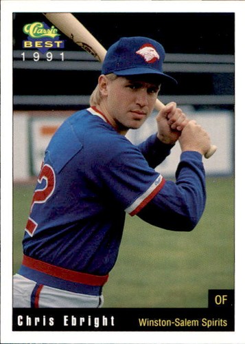 1991 Winston-Salem Spirits Classic/Best #23 Chris Ebright Tulsa Oklahoma OK Card | eBay