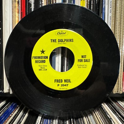 FRED NEIL - THE DOLPHINS / I'VE GOT A SECRET (7") 1967!! RARE PROMO / P ...