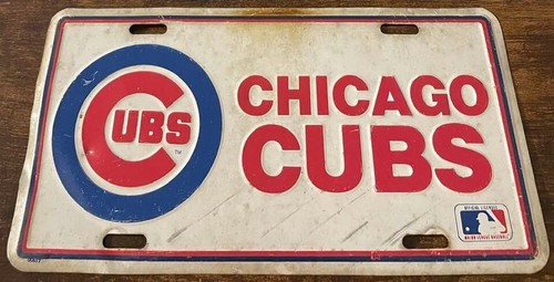 Chicago Cubs Booster License Plate Illinois | eBay