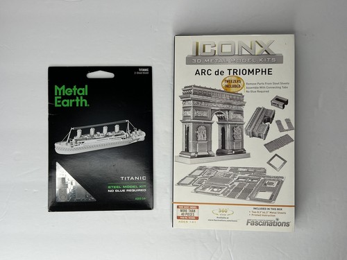Iconx - Metal Earth /3D Metal Model Kits - Arc De Triomphe -Titanic-New ...
