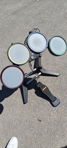 Original Xbox Rock Band Drums Without Drum Sticks Has Cord Vintage Drum ...