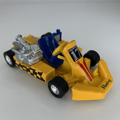 Motor Sport Race Car Champion 17 Yellow Formula 1 Pull Back Friction ...