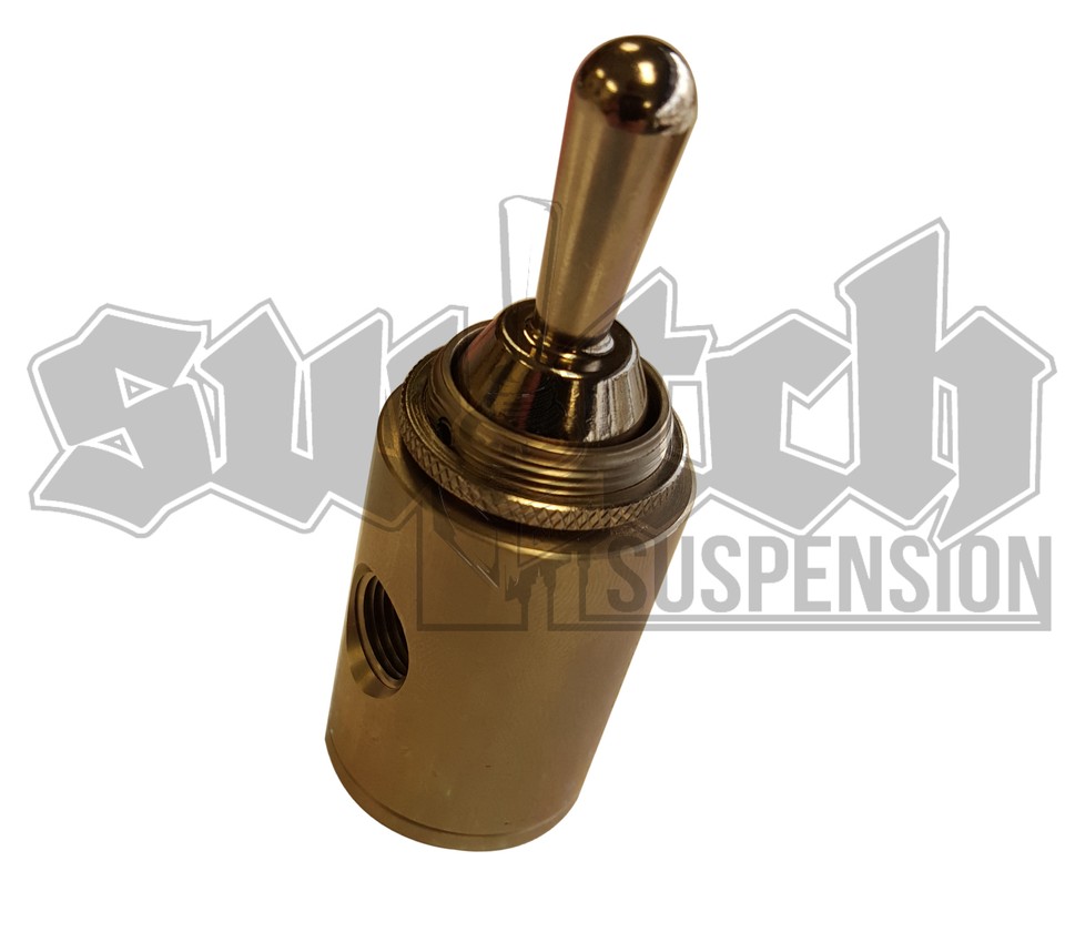 Manual Air Ride Toggle / Paddle Switch Pneumatic Fill / Dump Valve 4 ...