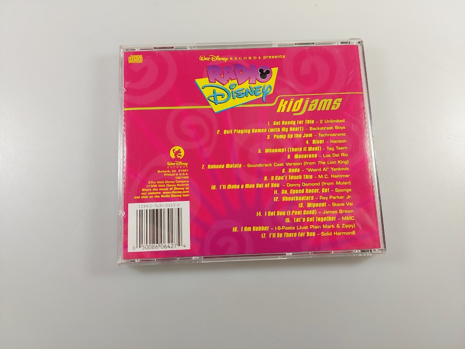 Radio Disney: Kid Jams by Disney (CD, Walt Disney, 1999) FREE SHIPPING ...