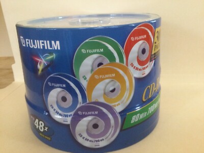 Fujifilm Color CD-R 30 pack 80 min700mb (48x writeablenewsealedspindle ...