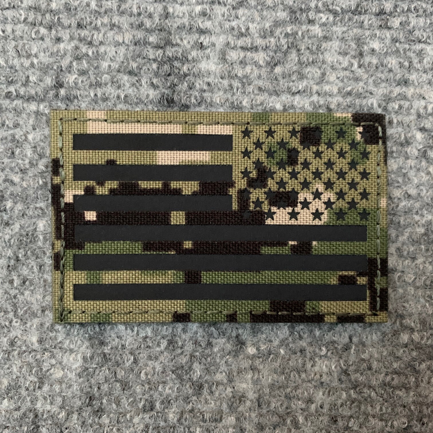 Stars & Stripes Flag AOR1 AOR2 Digital Camouflage Laser Cut IR Look ...