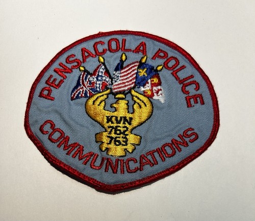 VINTAGE FLORIDA FL PENSACOLA POLICE COMMUNICATIONS 911 DISPATCH PATCH # ...