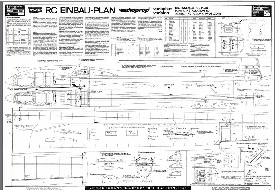 Graupner Cirrus Sailplane, Glider, 118 in WS RC DIGITAL PDF on CD | eBay