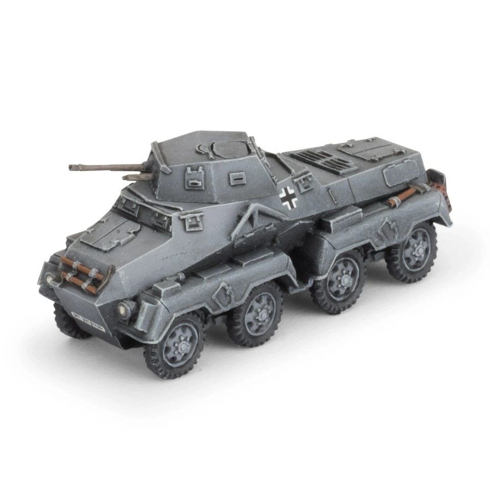 Flames of War German Sd Kfz 231 (8-rad) Heavy Scout Troop (x2) May 16 ...