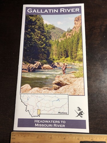 Gallatin River FlyFishing Map | eBay