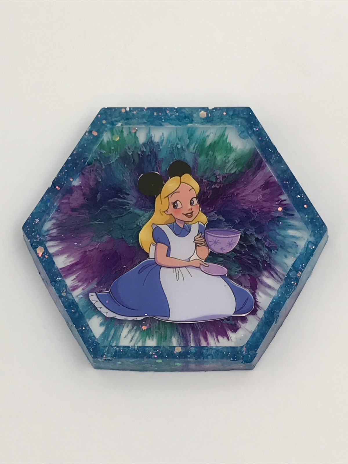 Handmade Resin Coaster Set Of (4) Disney Princess Inspired Coasters | eBay