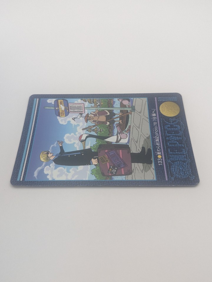 Sanji One Piece 133 Visual Adventure Carddass frontispiece BANDAI 2000 ...
