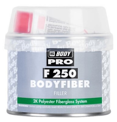 HB Body Bodyfiber Polyester Filler Fibreglass, Bridging Filler - 250g ...