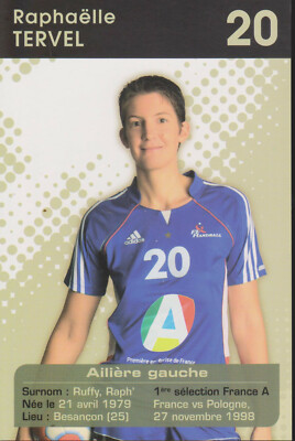 HANDBALL CP RAPHAELLE TERVEL EQUIPE DE FRANCE | eBay