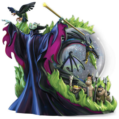Disney So Many Curses So Little Time Maleficent Bradford Exchange Globe ...