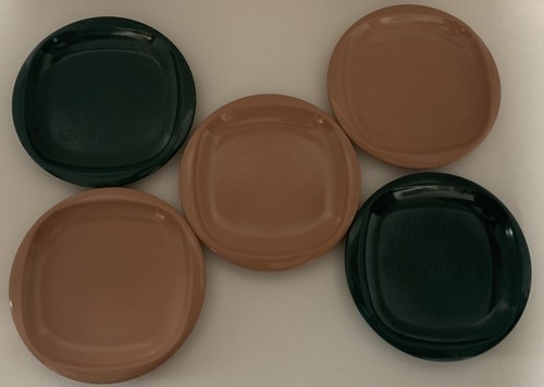 Set of 5 Vintage BOONTONWARE BELLE 6 1/4" Bread Plates - Dark Pink ...